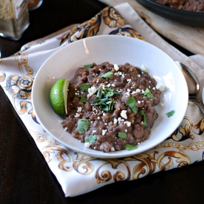 Mexican Refried Beans - The Wanderlust Kitchen