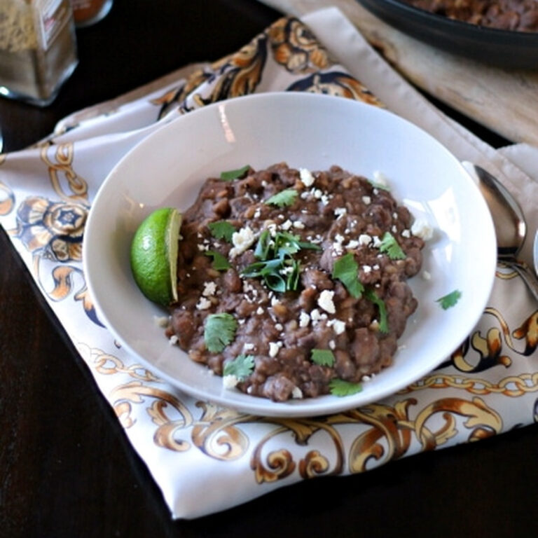 Mexican Refried Beans - The Wanderlust Kitchen