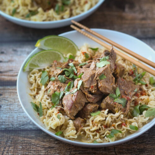Slow Cooker Beef Ramen - The Wanderlust Kitchen