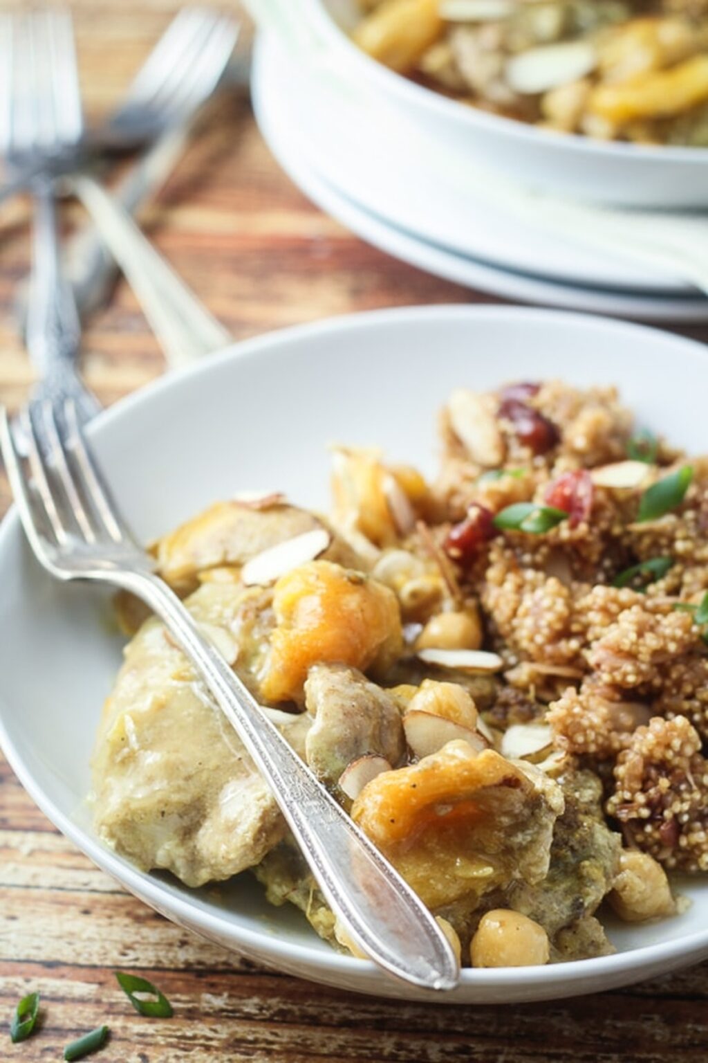 Slow Cooker Moroccan Chicken with Apricots - The Wanderlust Kitchen