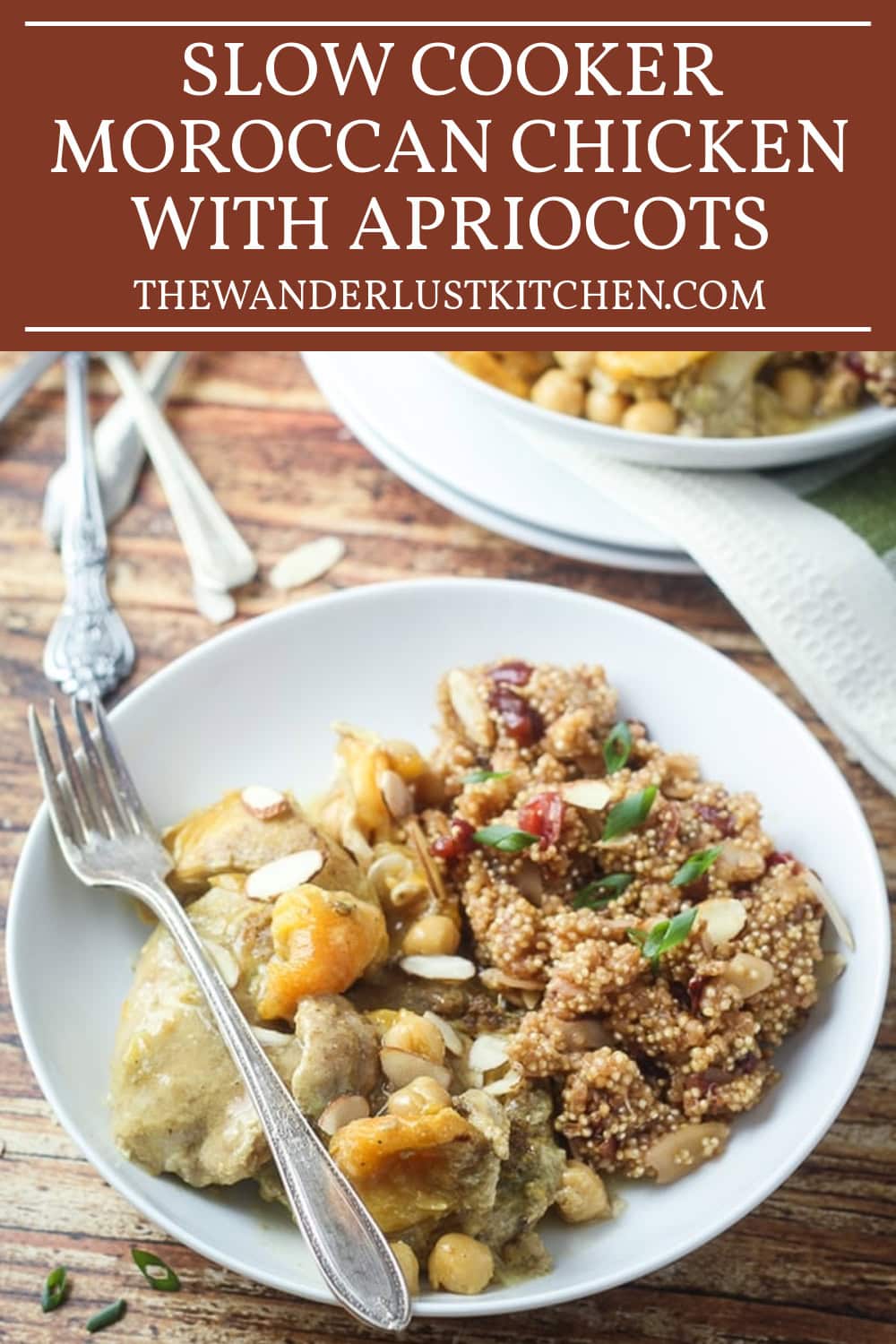 Slow Cooker Moroccan Apricot Chicken Recipe - The Wanderlust Kitchen