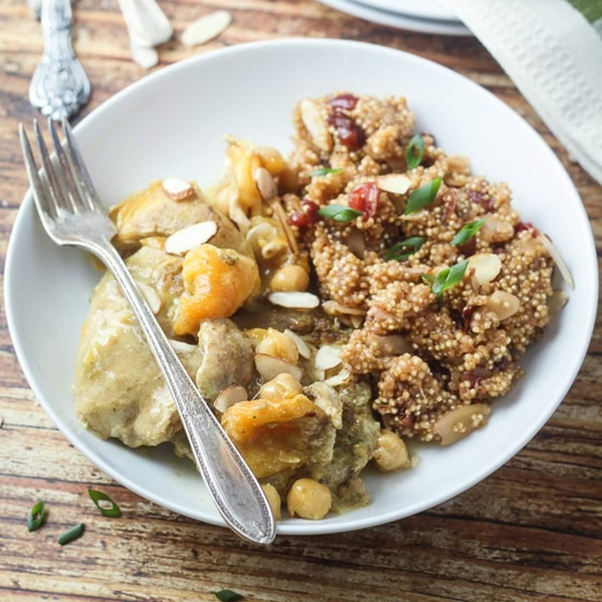 Slow Cooker Moroccan Apricot Chicken Recipe - The Wanderlust Kitchen