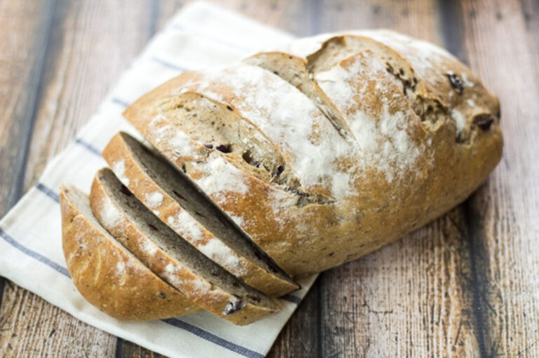 Easy Rustic Olive Bread Recipe - The Wanderlust Kitchen