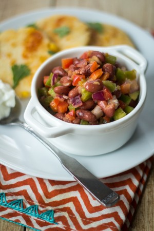 Caribbean Red Bean Salad Recipe - The Wanderlust Kitchen