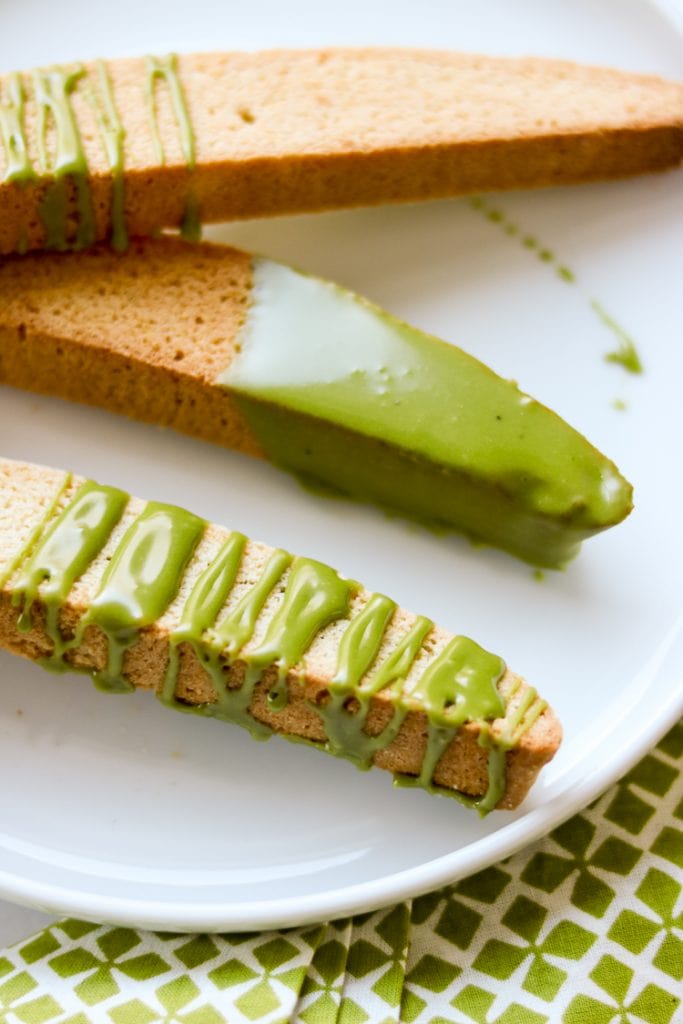 Easy Matcha Biscotti Recipe - The Wanderlust Kitchen