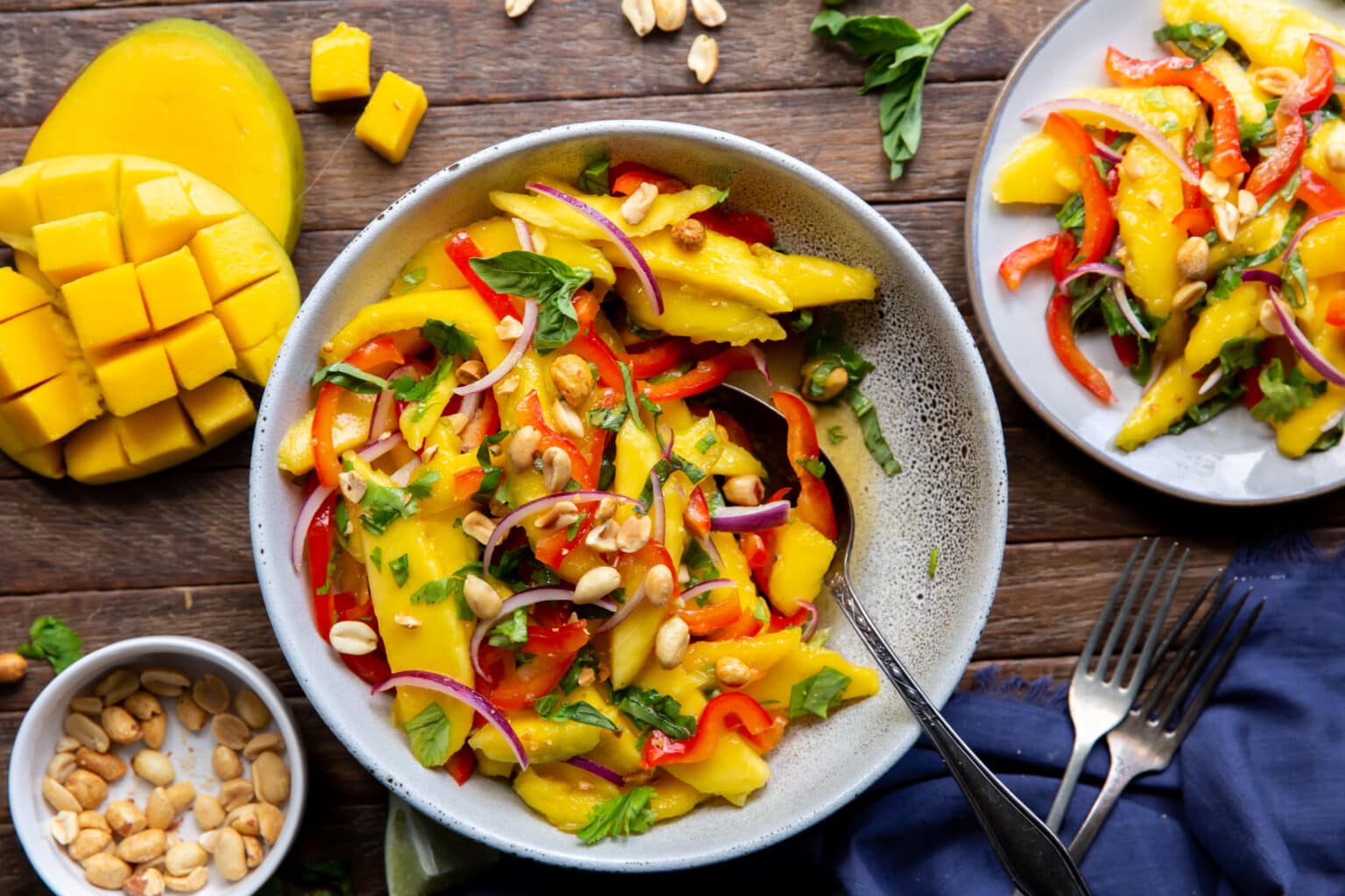Mango Salad Recipe - The Wanderlust Kitchen