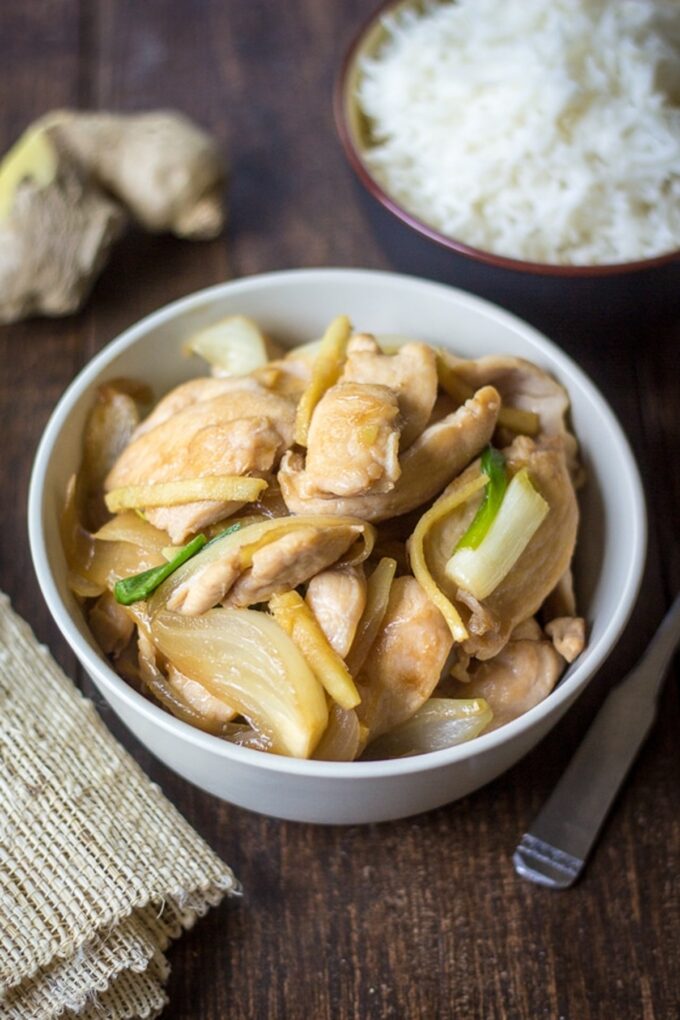 Thai Ginger Chicken Stir Fry - The Wanderlust Kitchen