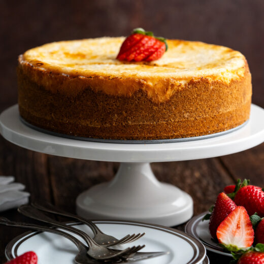 Crème Brûlée Cheesecake - The Wanderlust Kitchen