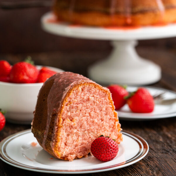 Strawberry Pound Cake - The Wanderlust Kitchen