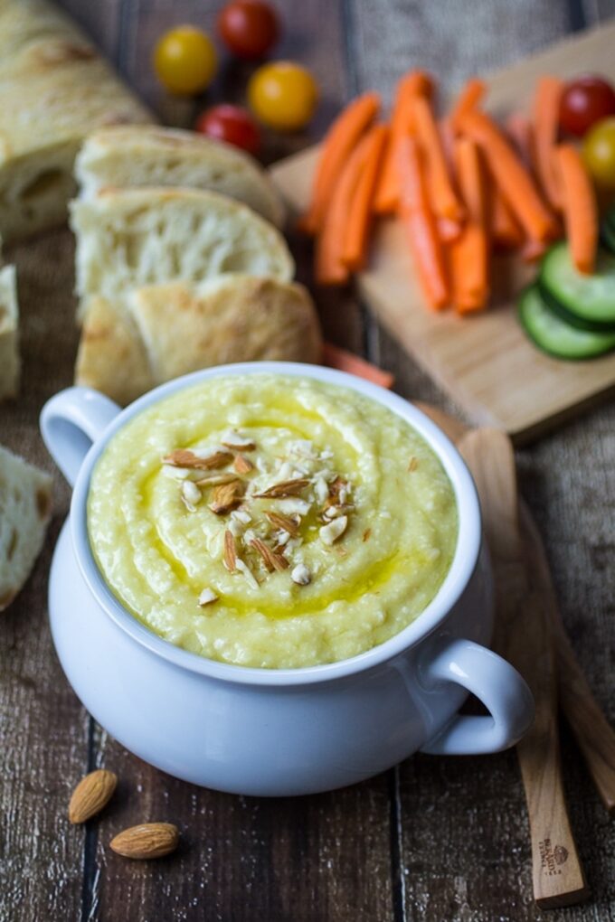 Skordalia Recipe: Greek Garlic and Potato Dip - The Wanderlust Kitchen