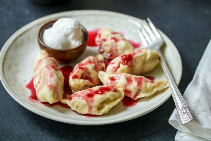 Cherry Vareniki - The Wanderlust Kitchen