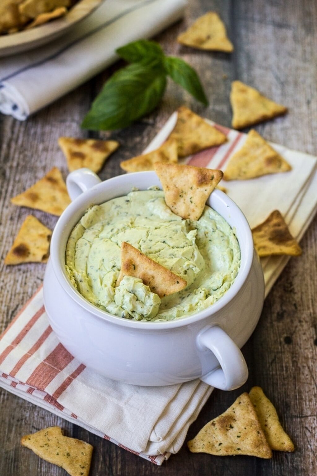 Basil Parmesan Dip - The Wanderlust Kitchen