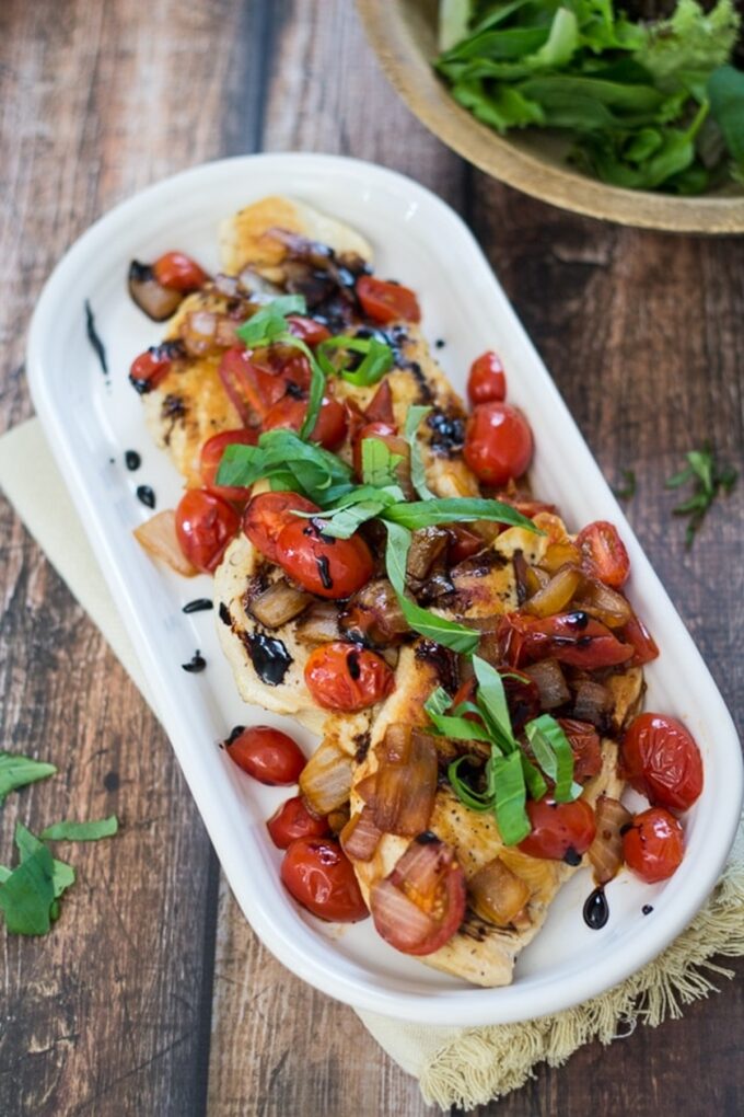 Tomato Basil Chicken - The Wanderlust Kitchen