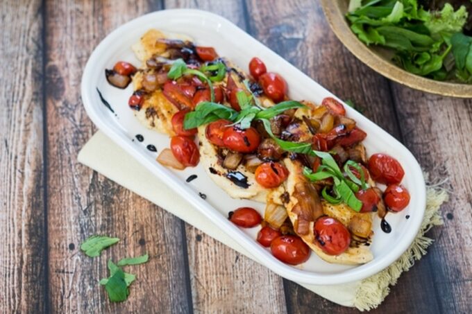 Tomato Basil Chicken - The Wanderlust Kitchen