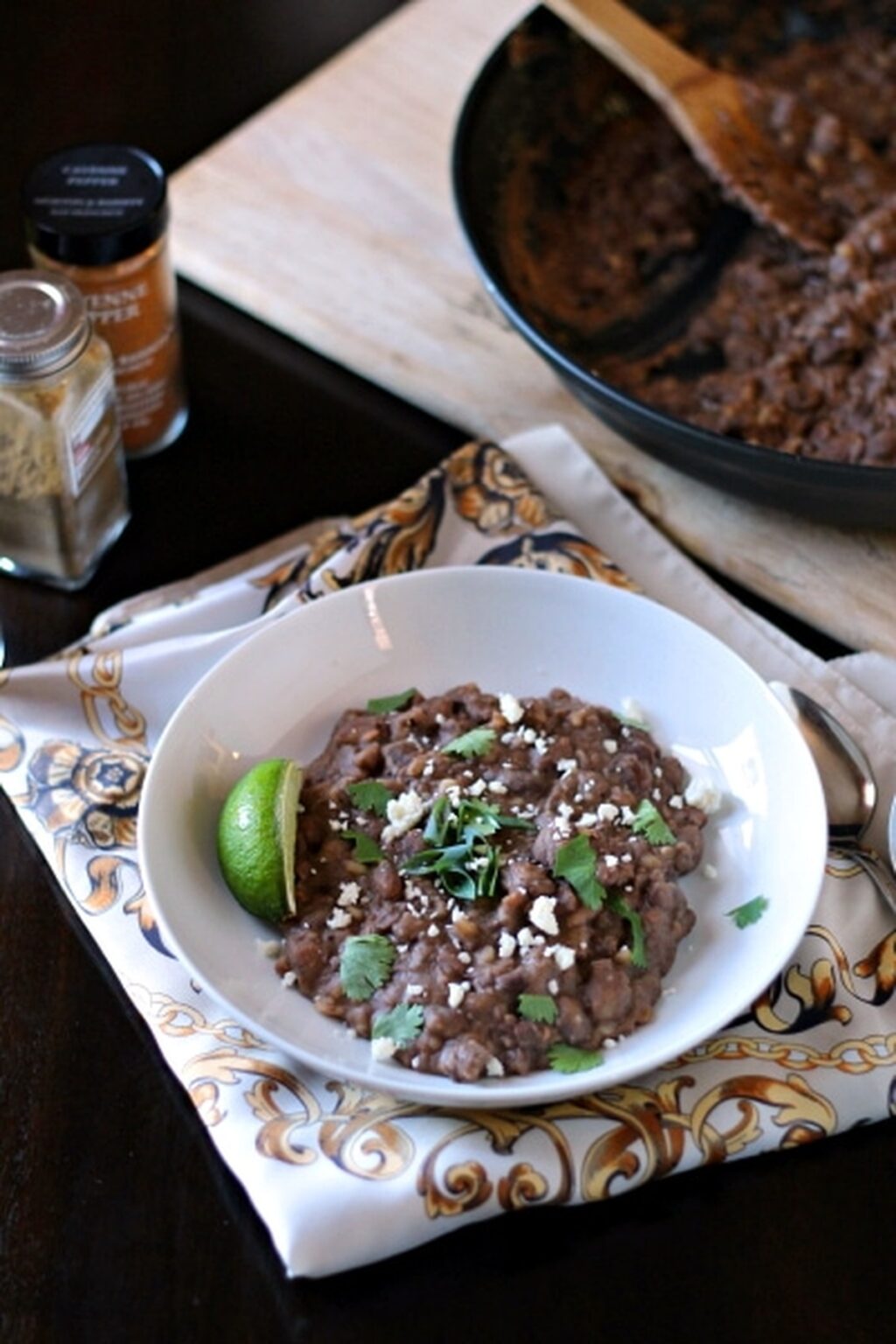 Mexican Refried Beans - The Wanderlust Kitchen