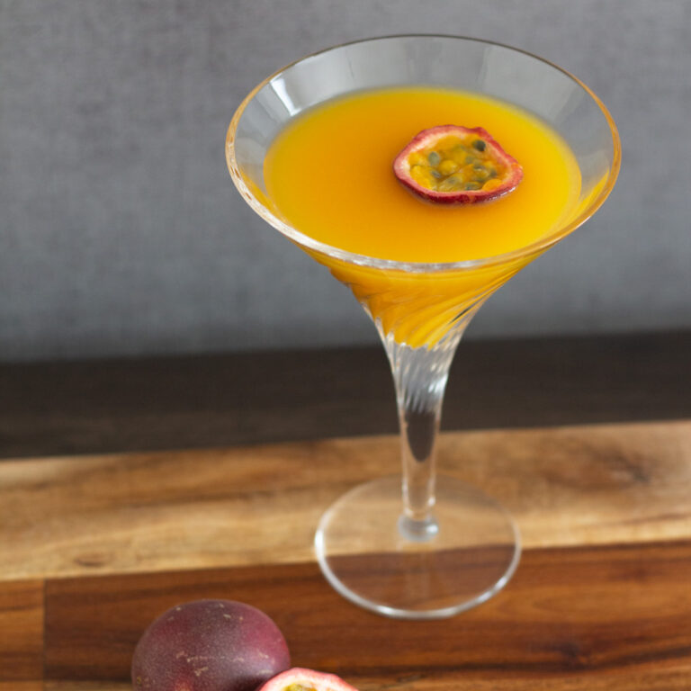 Passion Fruit Martini - The Wanderlust Kitchen